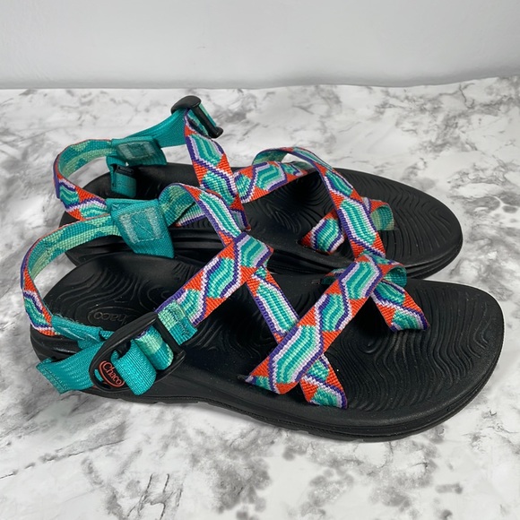 Chaco | Shoes | Chaco Zvolv 2 Sport Sandal Candy Mint Greenpurpleorange ...